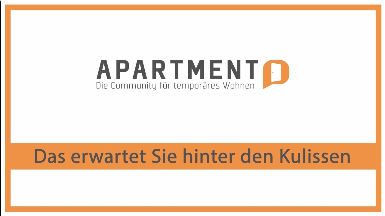 Was ist die Apartment Community? - YouTube