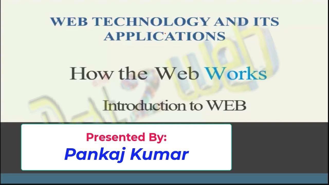 Introduction to Web |Web Technology and Its Application | 18CS63 | CSE | IT | VTU - YouTube
