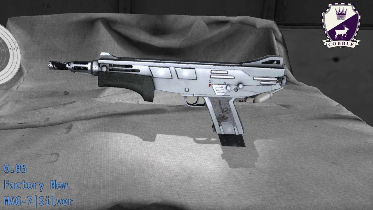 MAG-7 Silver - Skin Wear Preview - YouTube