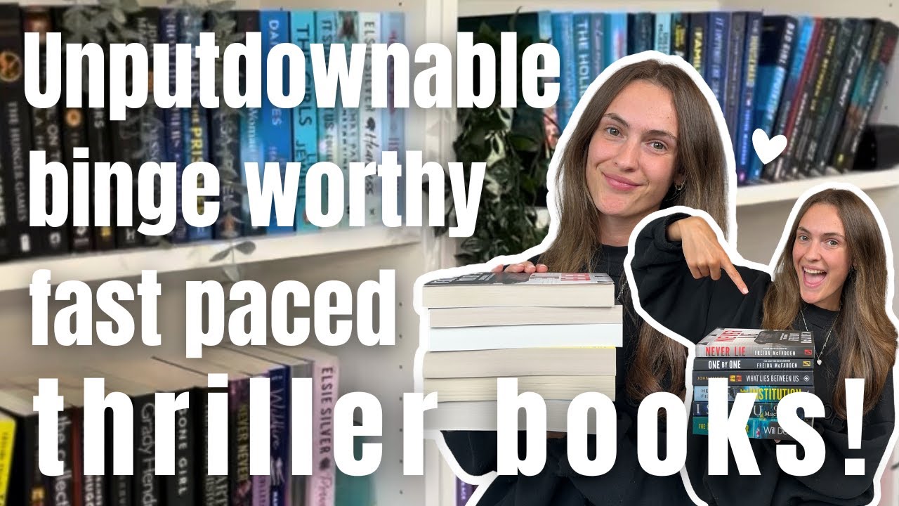 Fast paced & unputdownable thriller books 📚💀 | booktube - YouTube