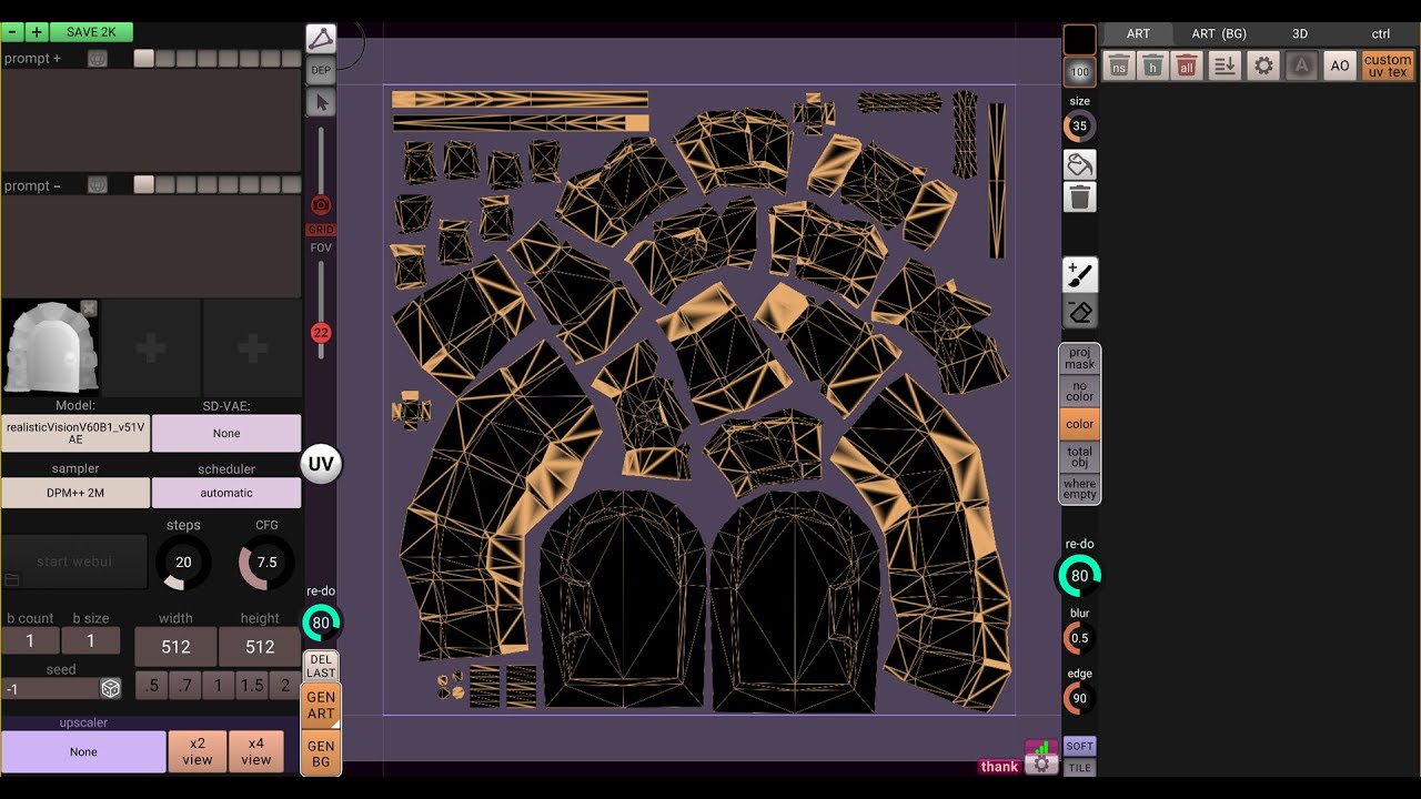 StableProjectorz Beta 2.3.1: UV visualizer - YouTube