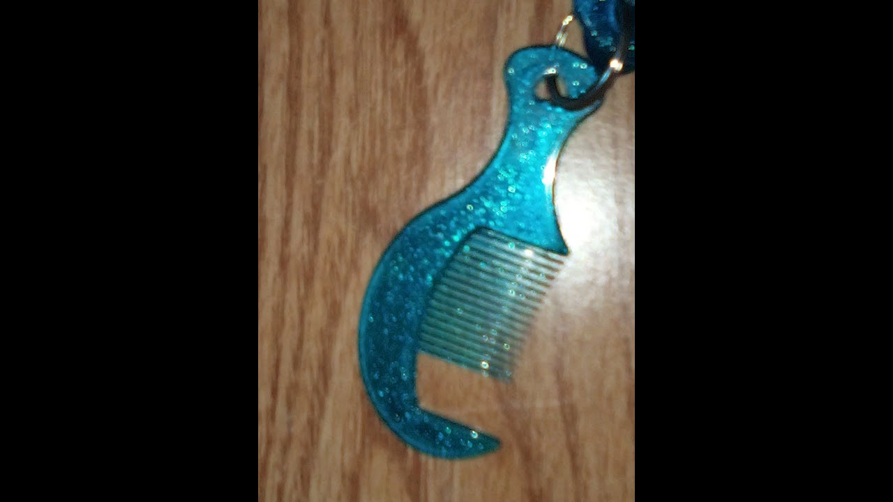 Blue Heart-Shaped Comb ASMR by Alley - YouTube