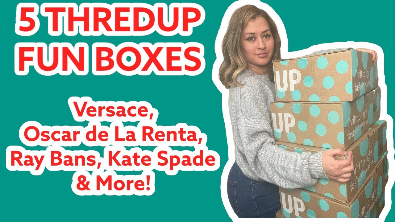 I scored with these 5 Thredup Fun Boxes from Suwanee Georgia :-) - YouTube