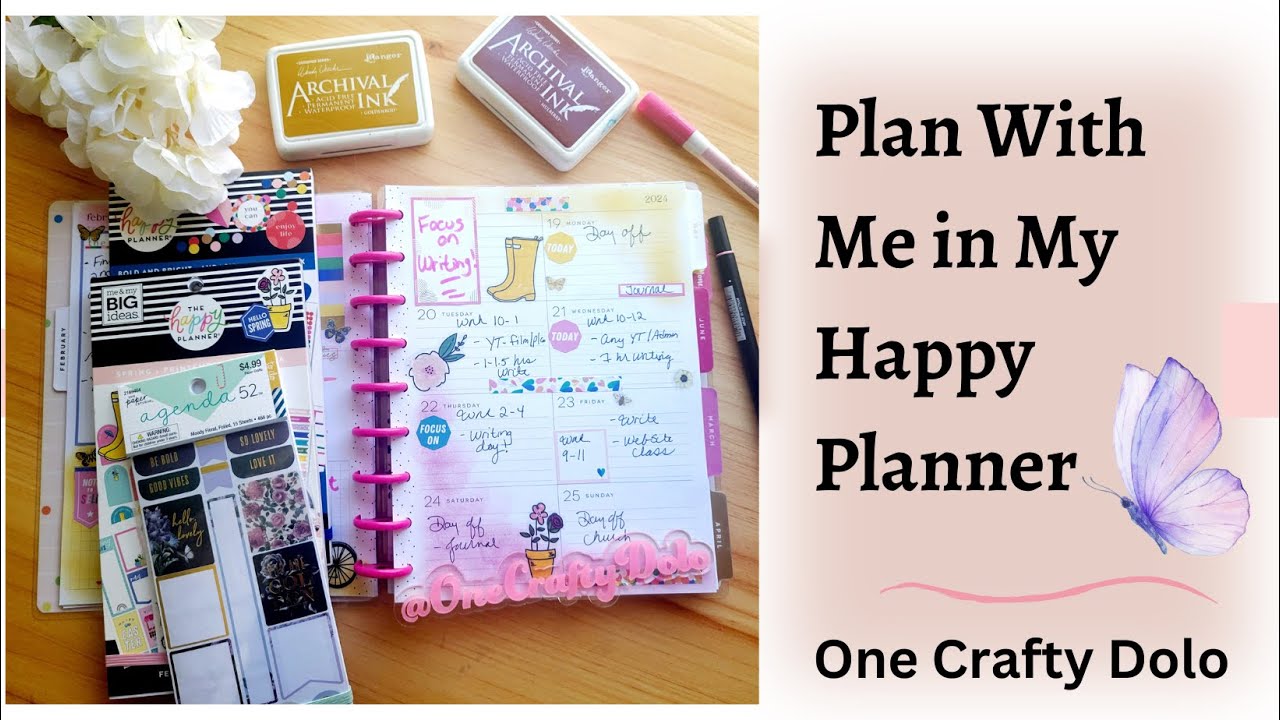 Plan With Me in My Happy Planner - YouTube