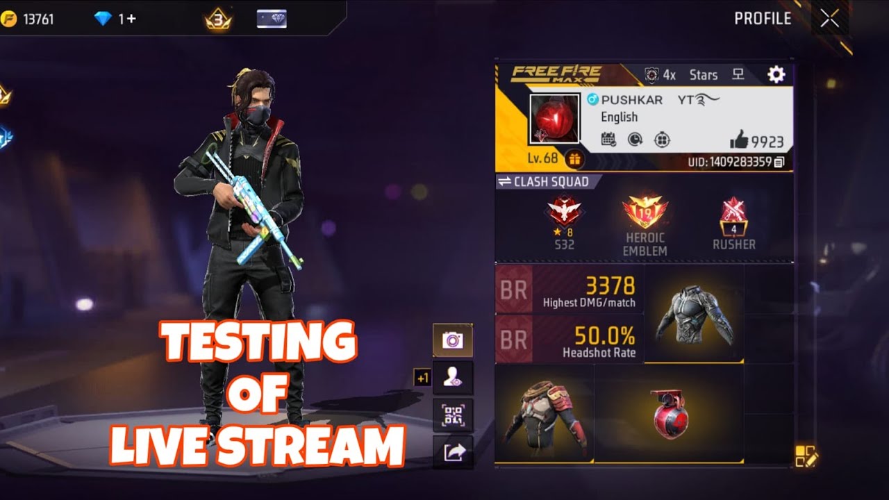 TESTING OF LIVE-STREAM FOR UPCOMING TOURNAMENTS GAMEPLAY - YouTube