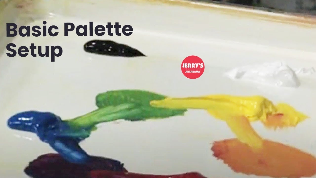 How to use a Big Color Wheel in Acrylics - with Artist Bob Rankin - YouTube