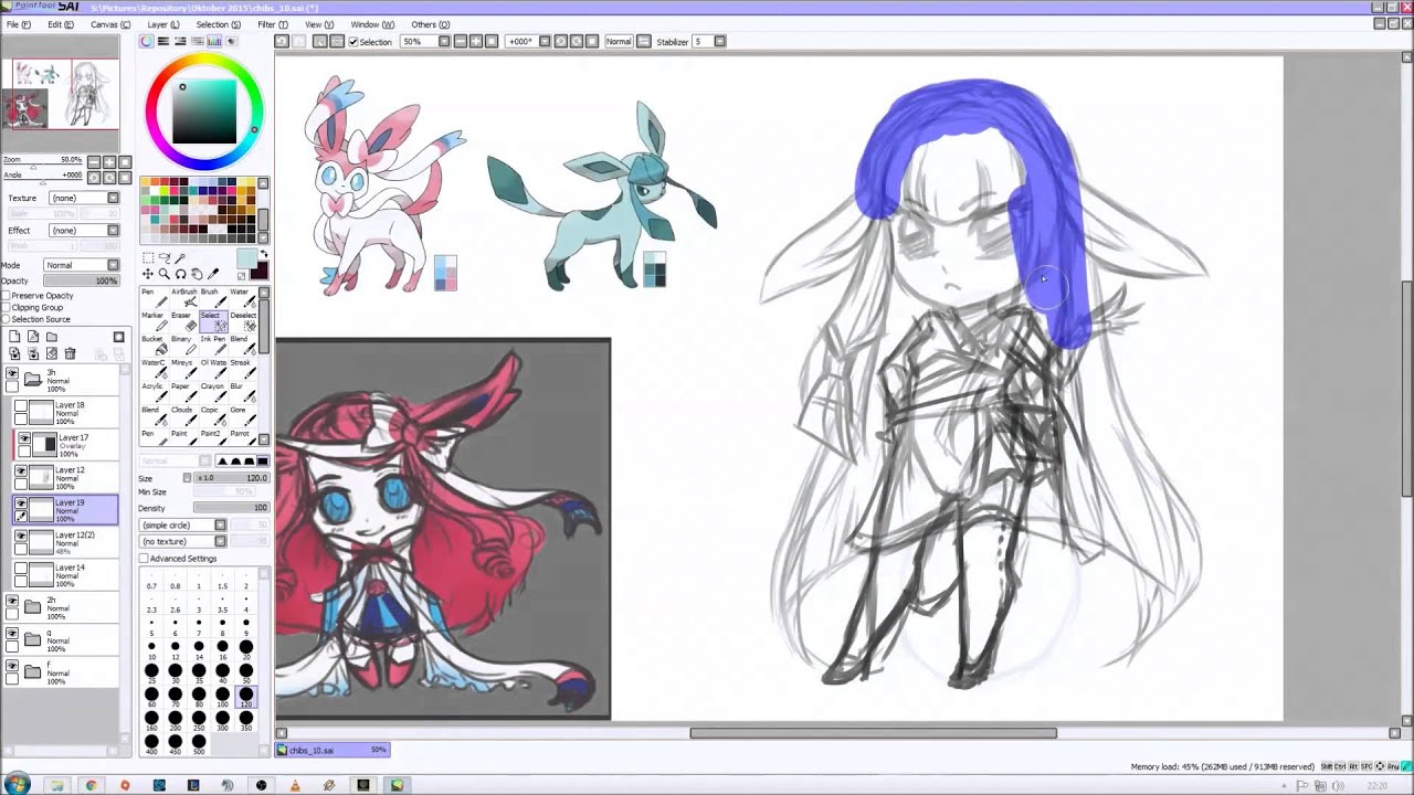 Three Head Chibi Tutorial - YouTube