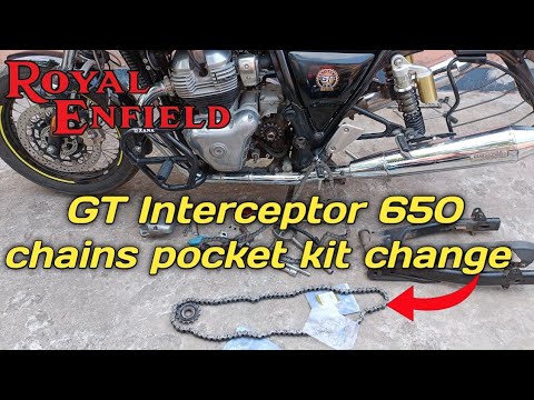 Royal Enfield Interceptor 650 Chain Sprocket Change | Interceptor 650 ...