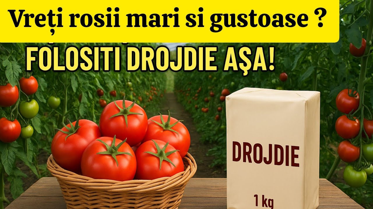 Trucul Bunicii Pentru Rosii Mari si Zemoase reteta de drojdie - YouTube