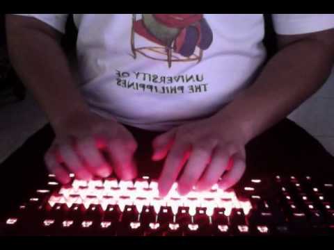 CM Quickfire TK with Colemak WASD red keycaps ~80WPM