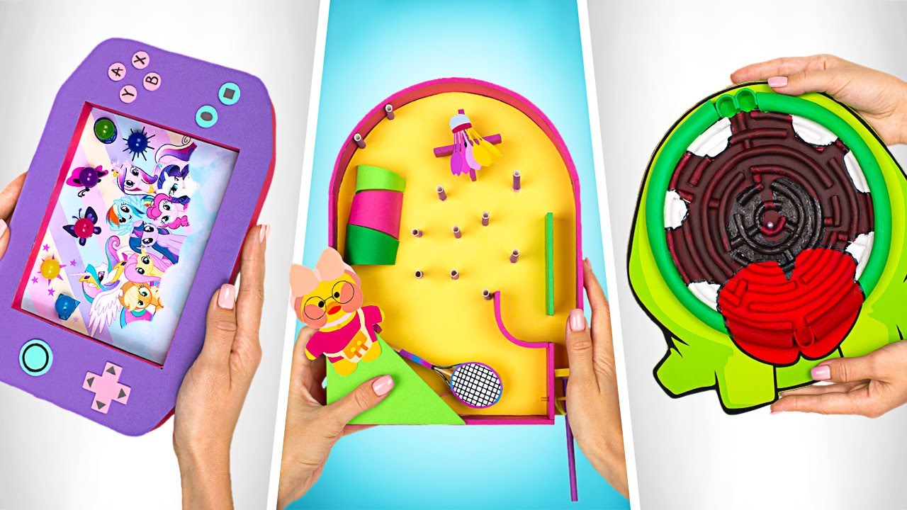 DIY Ball Maze Games With Your Favorite Character - YouTube