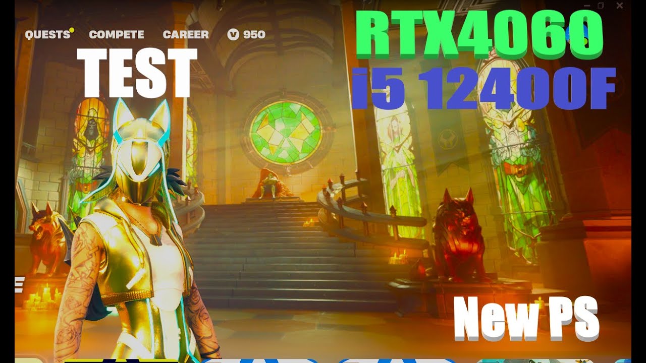 RTX 4060 - i5 12400F test in Fortnite(GeForce Experience recommended ...