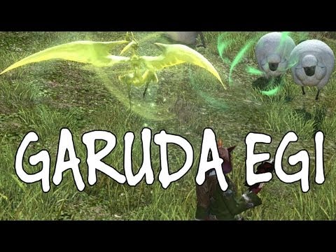 FFXIV: ARR - Garuda Egi Summon and Ultimate (Enkindle) Animation - YouTube