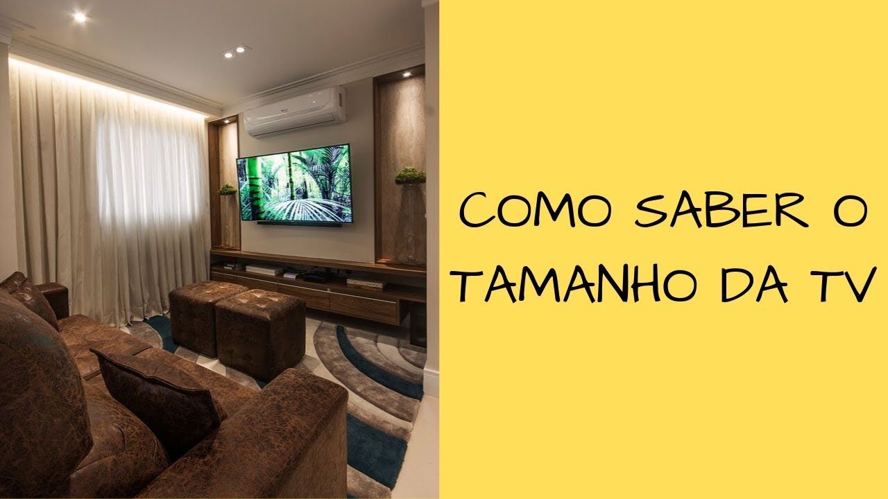Qual a Distância Ideal Entre o Sofá e Sua Tv? | Débora Decora - YouTube