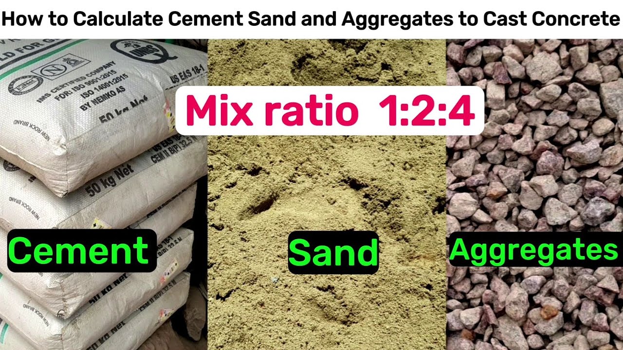 How to calculate cement sand aggregates quantity in concrete M20 ...