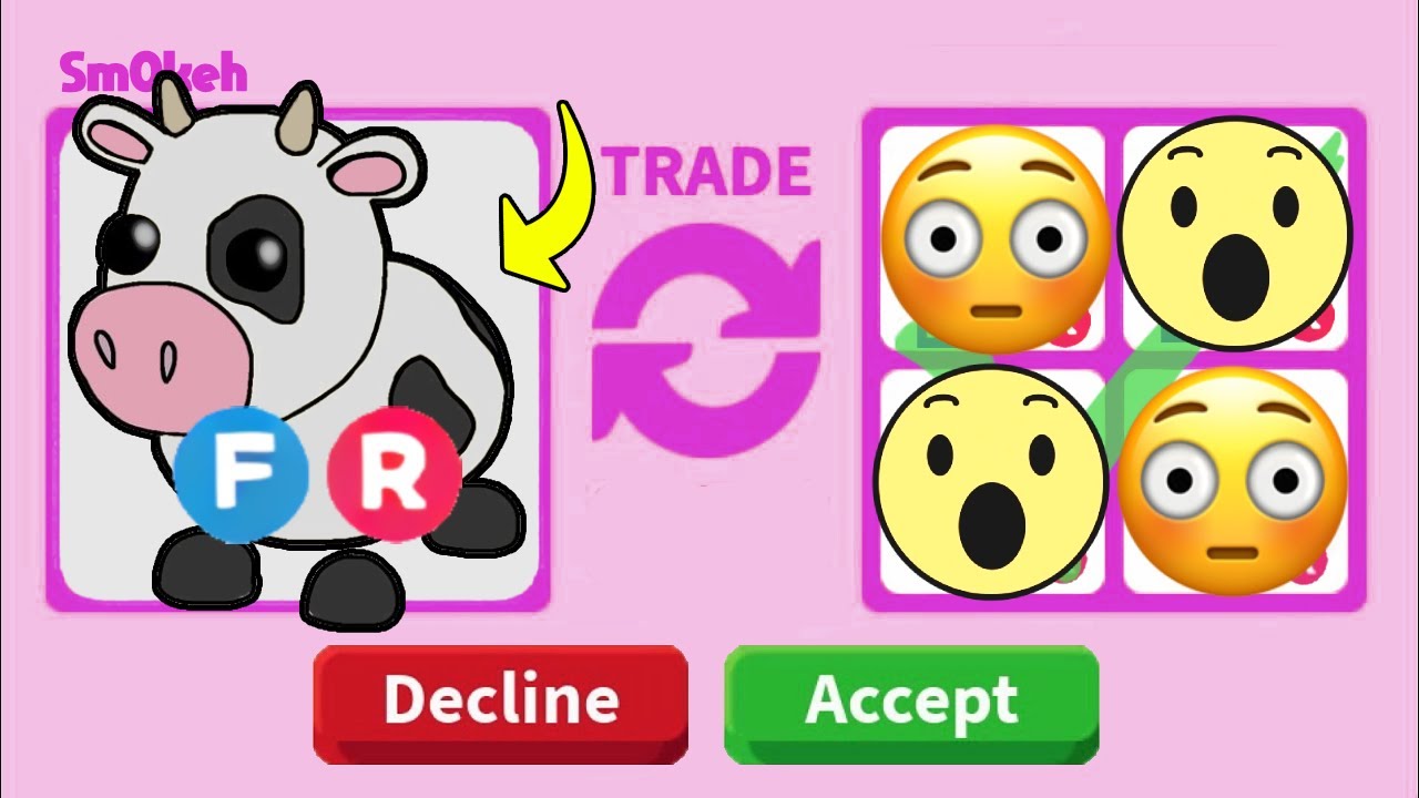 8 Offers For Cow | Adopt Me Farm Egg Pets | Adopt Me Trading - YouTube