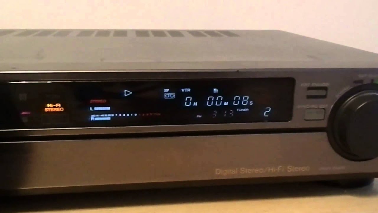 SONY EV-S550 Stereo Video Cassette Recorder Video 8 - YouTube