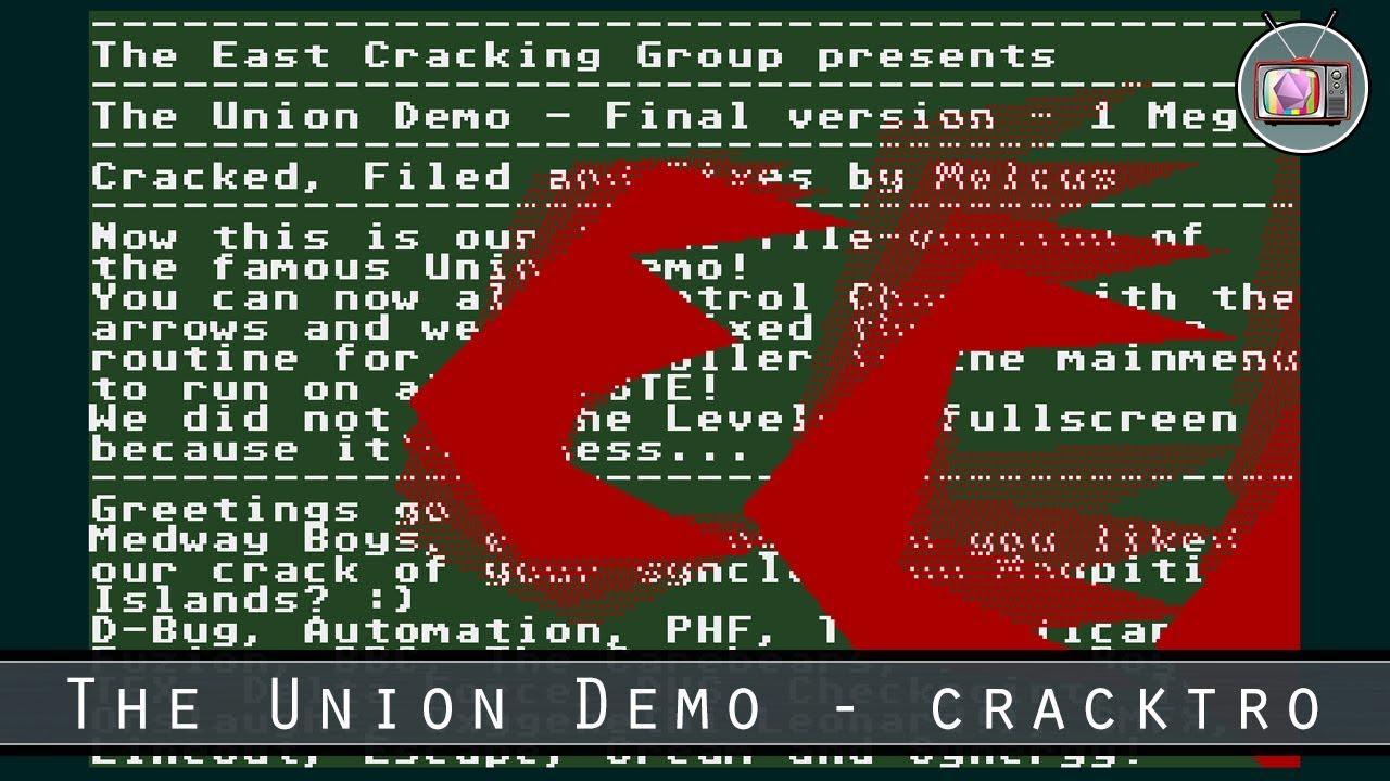 The Union Demo Cracktro by East Cracking Group, 2018 | Atari ST ...