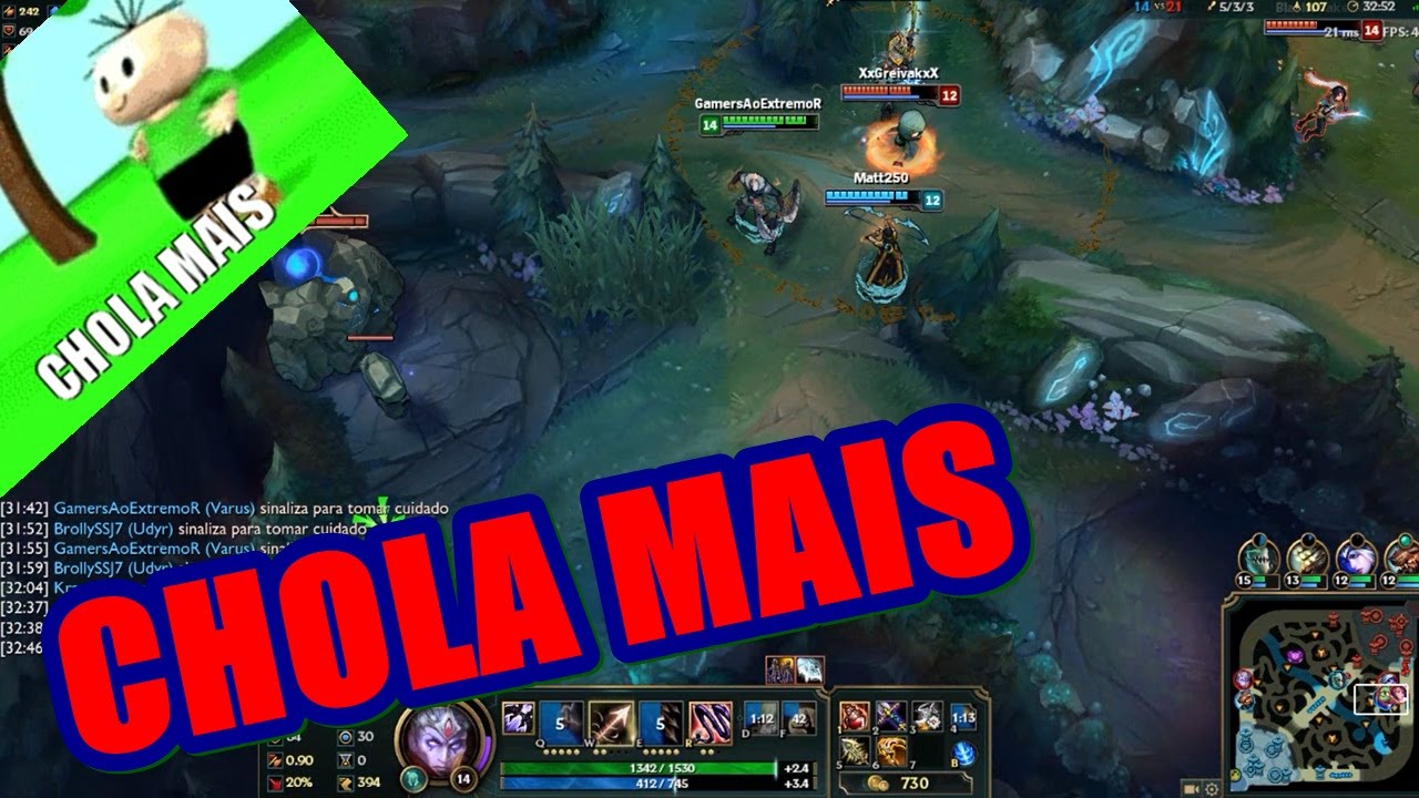 "CHOLA MAIS" League of Legends #6 By: RM - YouTube