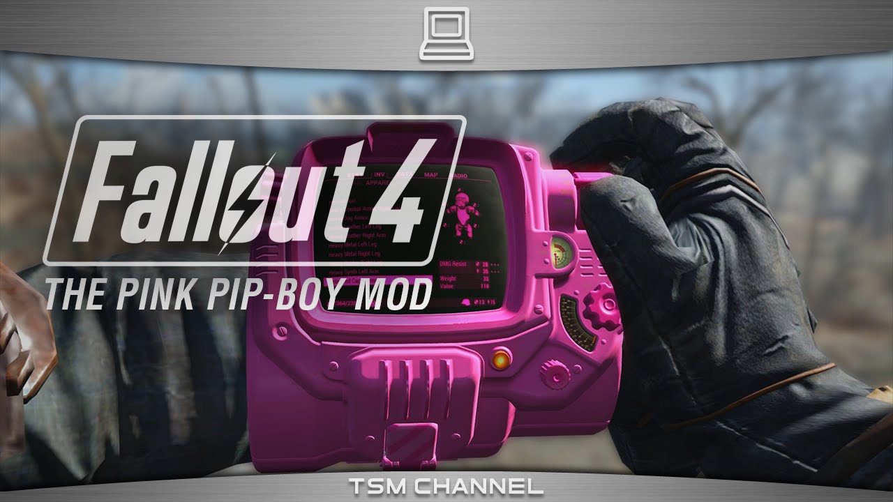 Fallout 4 Pink Pip-Boy Mod - YouTube