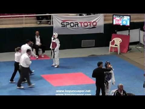 57kg Kubra Aydin - Havva Kacar (2012 Turkish Taekwondo Championships Under -21)