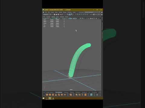 Autodesk Maya Tutorial - How to use Curve Warp Deformer in Maya - YouTube