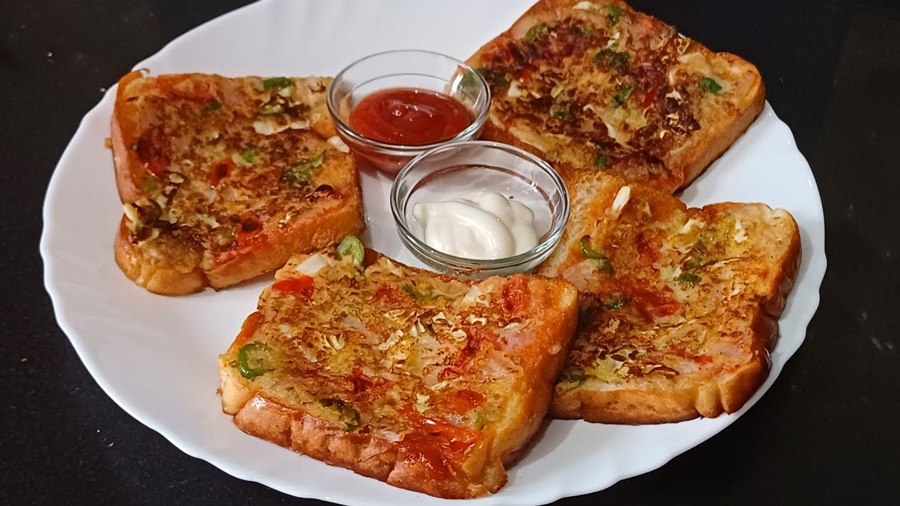 Yummy pizza toast without cheese 😋🍕🍕|#viralrecipe #food #viralvideo # ...