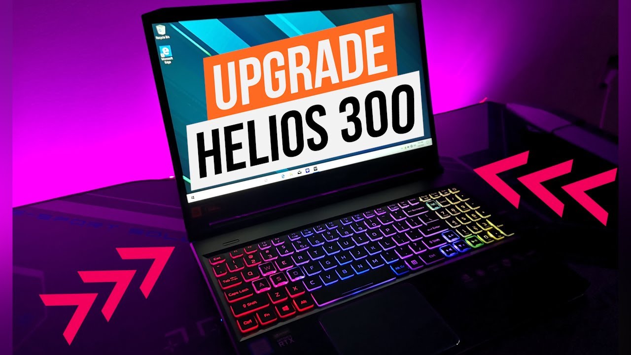 How to upgrade Acer Perdator Helios 300 Storage and RAM - YouTube