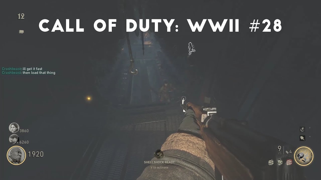 Charging The Geistkraft Transfer Device | Let's Play Call Of Duty: WWII ...