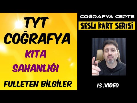 KITA SAHANLIĞI NEDİR - TYT COĞRAFYA ÖNEMLİ BİLGİLER FULLETEN BİLGİLER #tyt  #tytcoğrafya