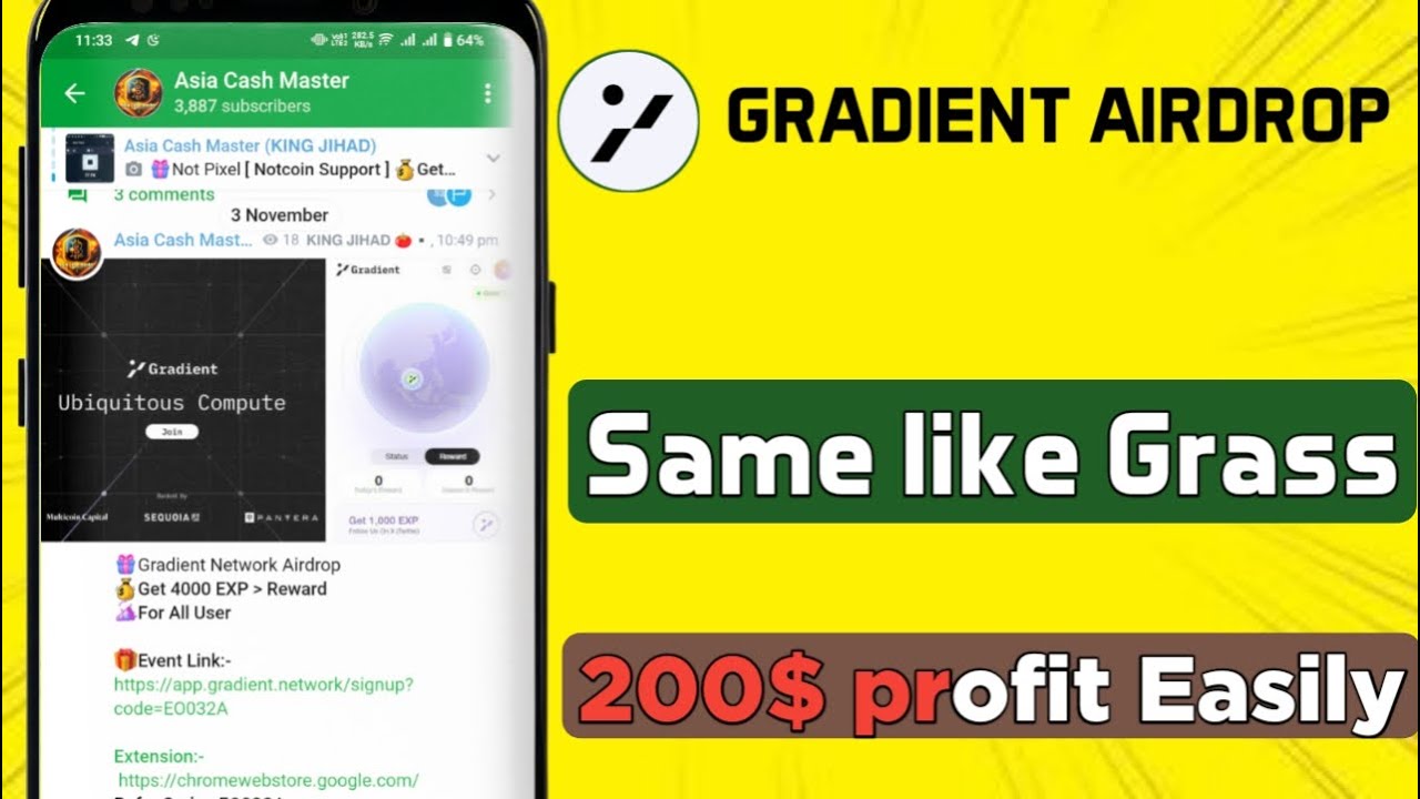 Gradient Mining Airdrop is the NEW Gold Rush of 2024 | Gradient Airdrop ...