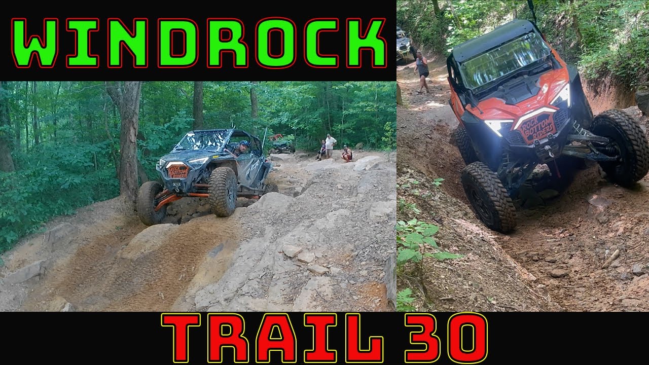 Riding Trail 30 at Windrock | Black Diamond Trail - YouTube