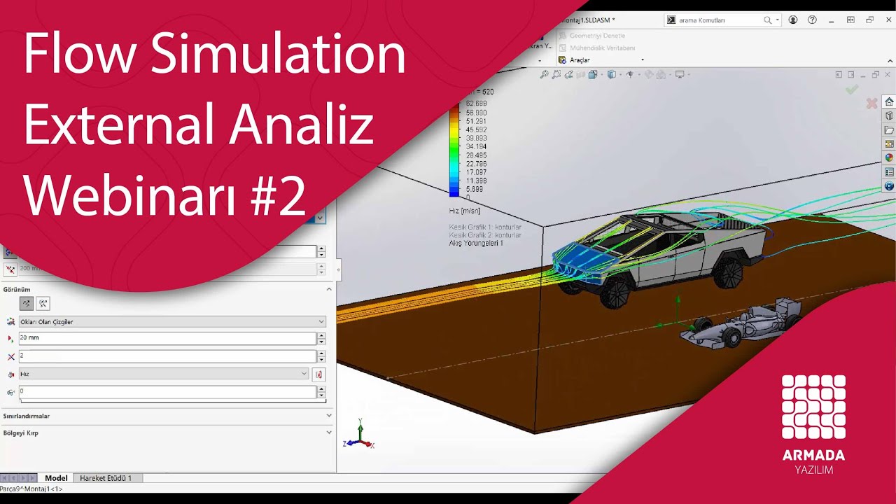 SOLIDWORKS Flow Simulation External Analiz Webinarı #2 | Solidworks ...