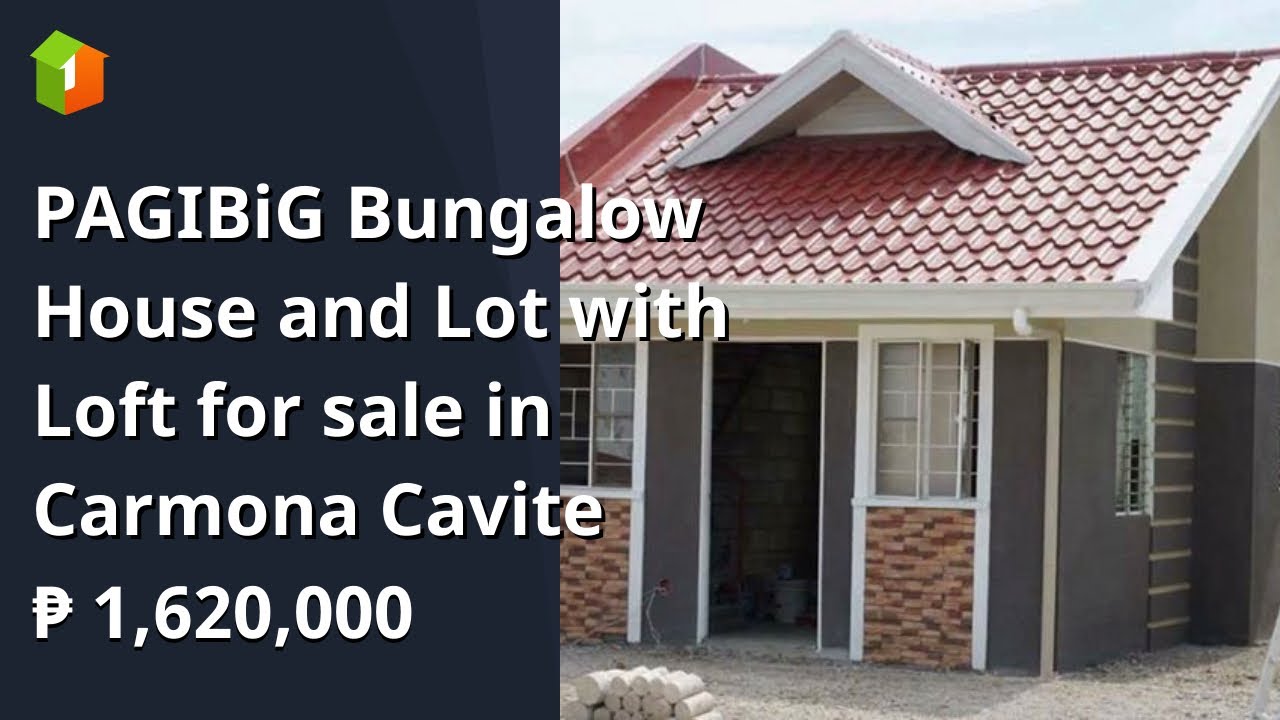 PAGIBiG Bungalow House and Lot with Loft for sale in Carmona Cavite ...