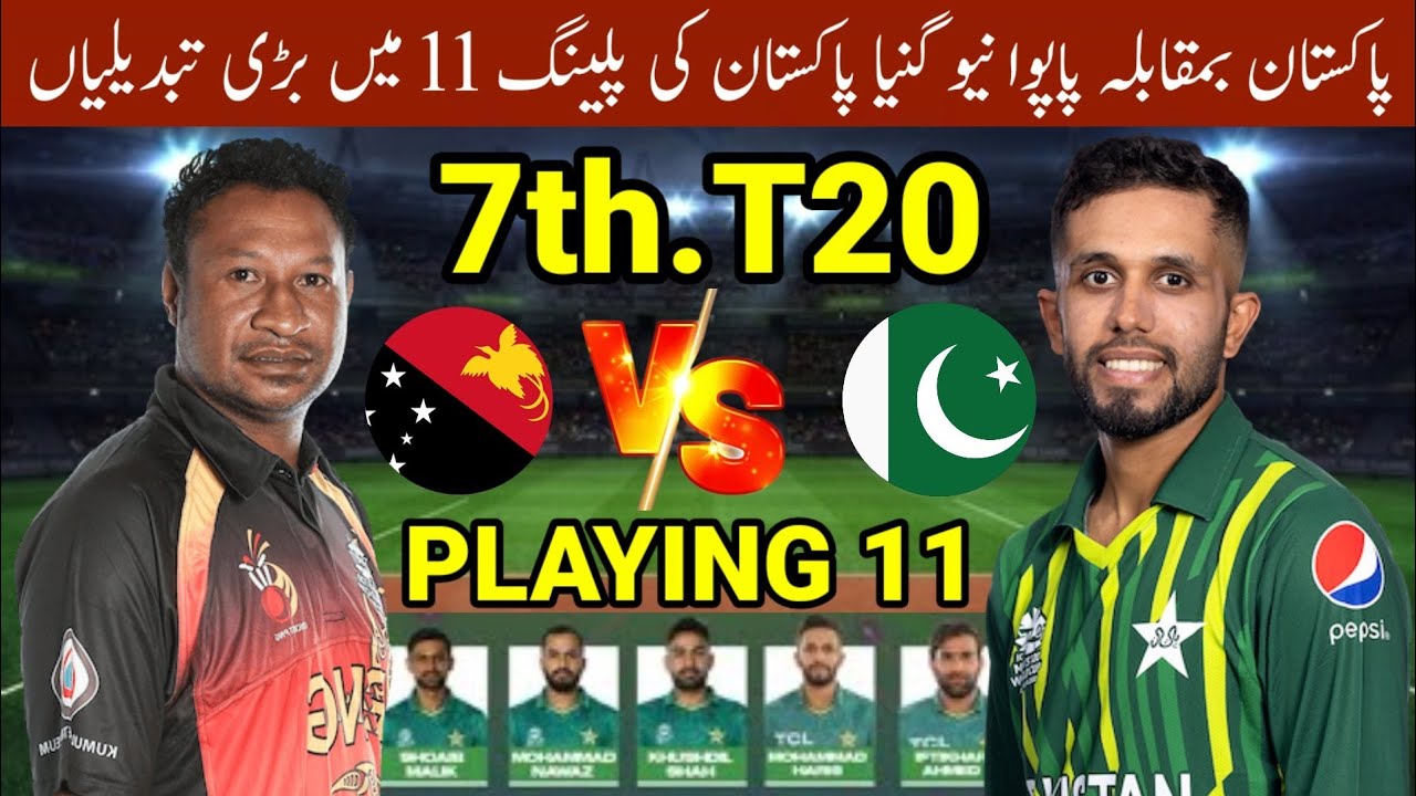Pakistan Playing 11 Vs Papua New Guinea | Pakistan A vs PNG | Pak ...