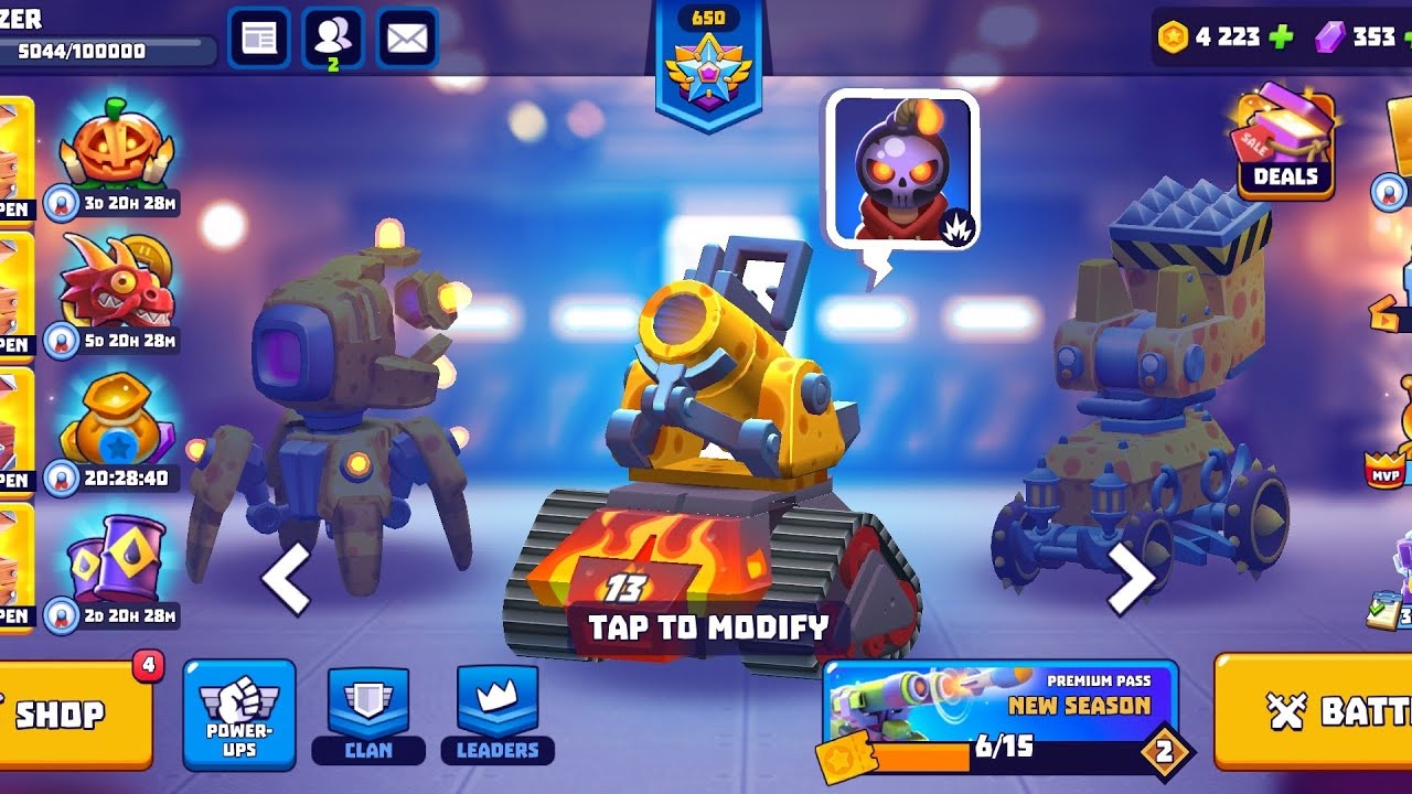 (Using Mortar to destroy bots 😁) Tanks a lot. - YouTube