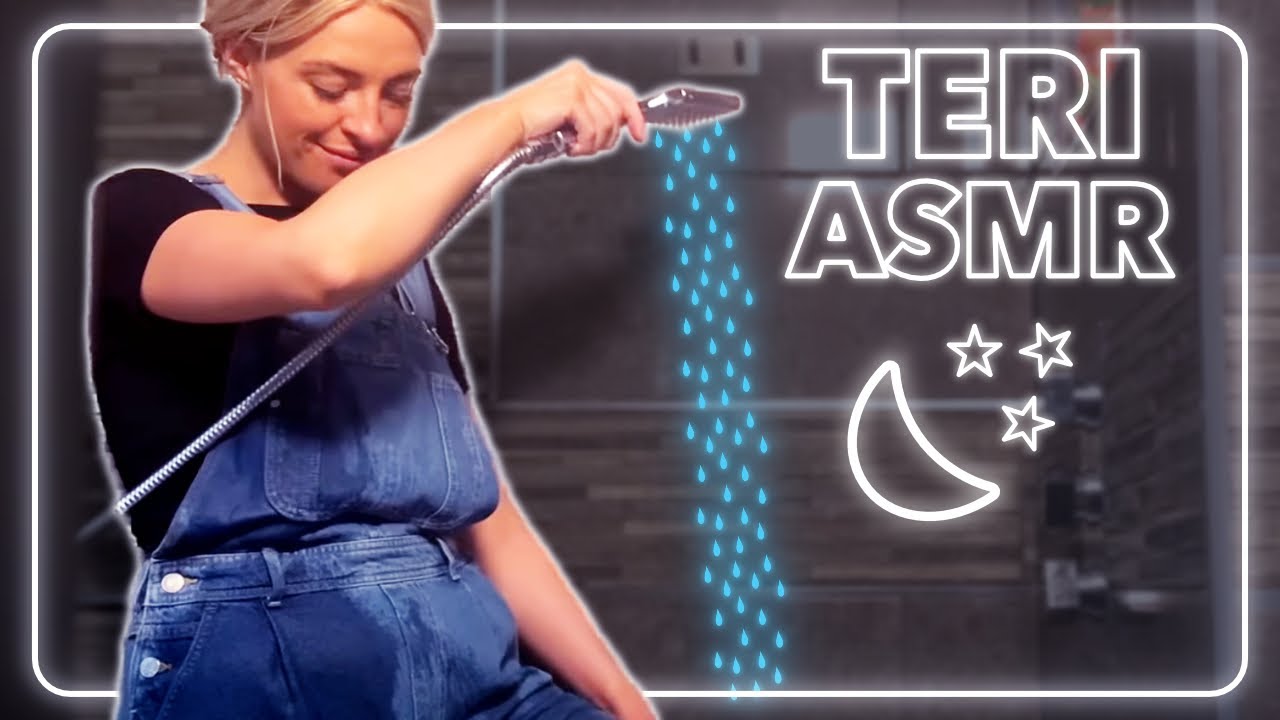 [ASMR] Wet clothes sounds | Denim Jacket | Soaked Denim [Sleep] 🚿 - YouTube