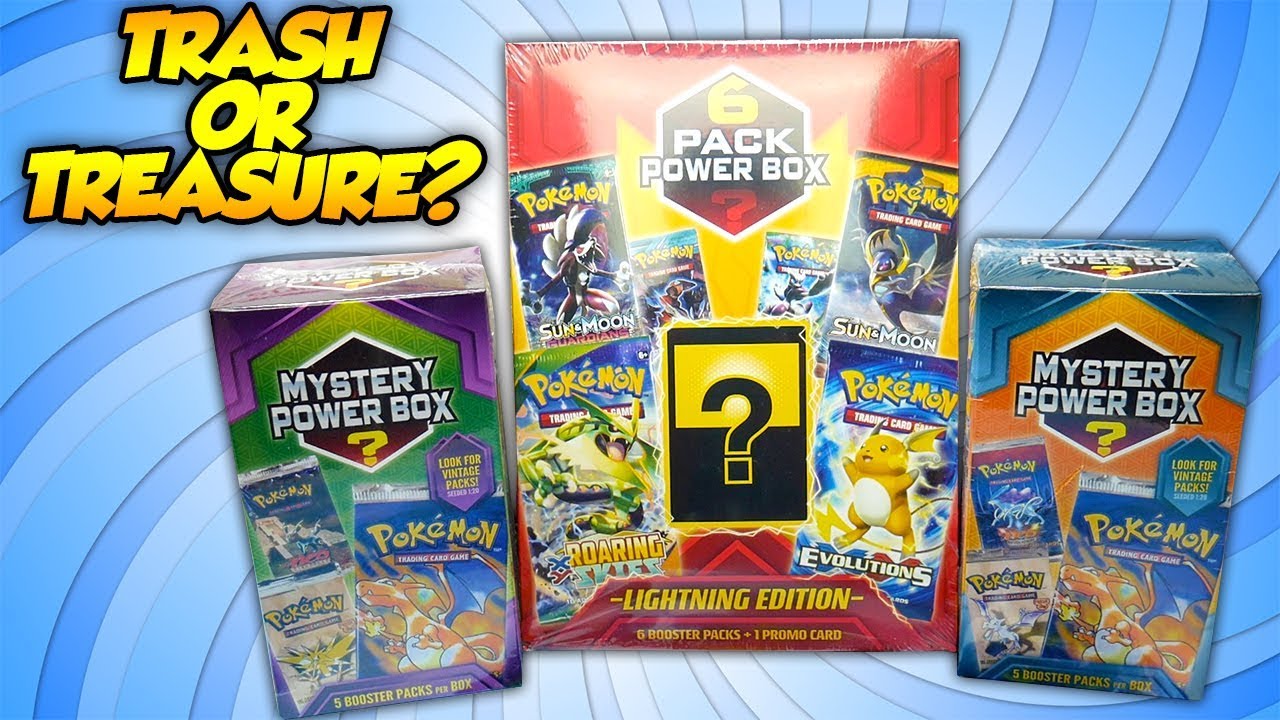 The "New" Walmart Pokemon Mystery Power Box - 6 Pack Power Box? - YouTube