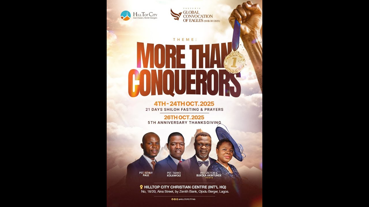 GCE 2025 | MORE THAN A CONQUEROR - Pastor Victor Akintunde| DAY 3 #htc ...