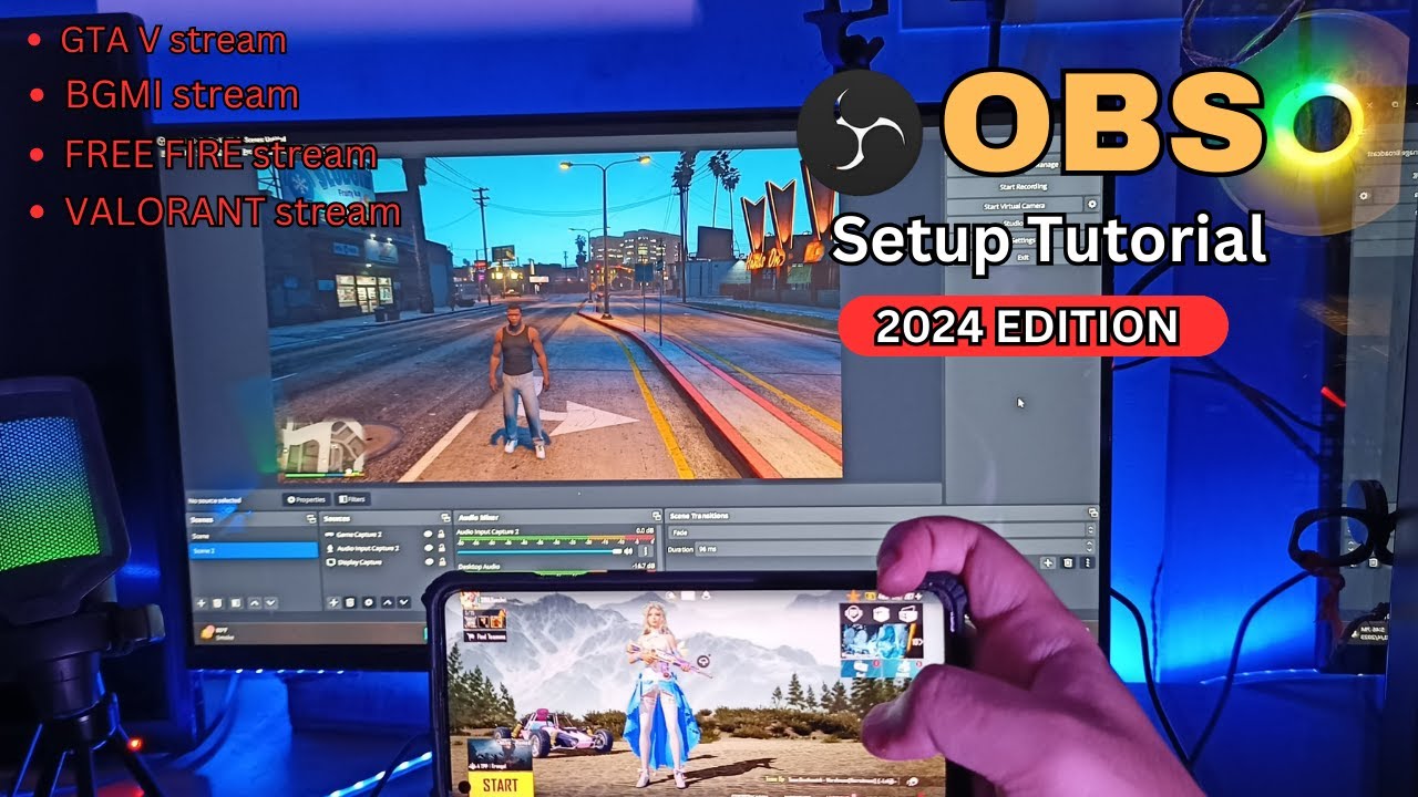 Obs Full Setup 2024 edition || how to stream pubg using obs - YouTube
