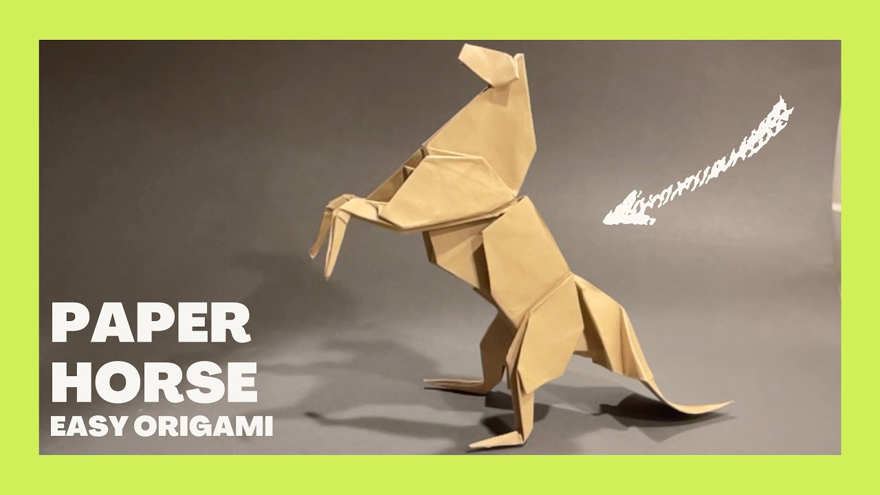 How to Make a Paper Horse | Easy Origami Horse Tutorial - YouTube
