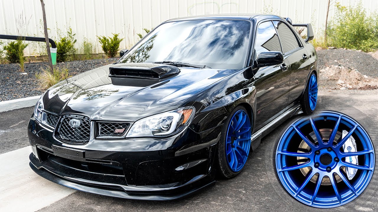 New Color for the STI Brembos! - YouTube