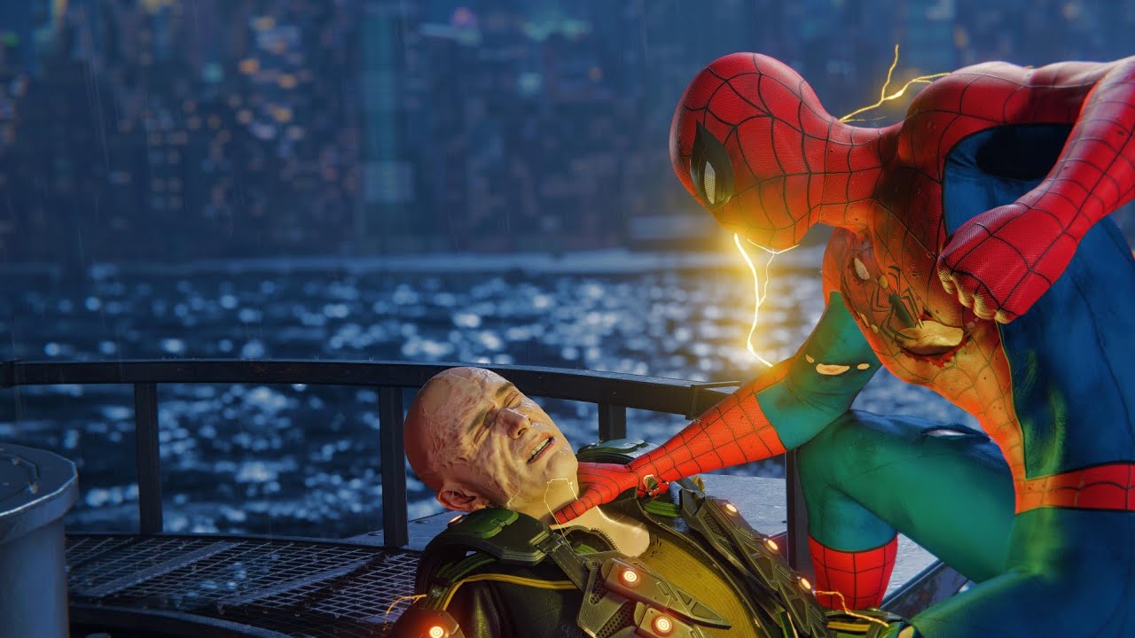 Spider-man Remastered - PS5 - 4K ELECTRO AND VULTURE BOSS FIGHT - YouTube