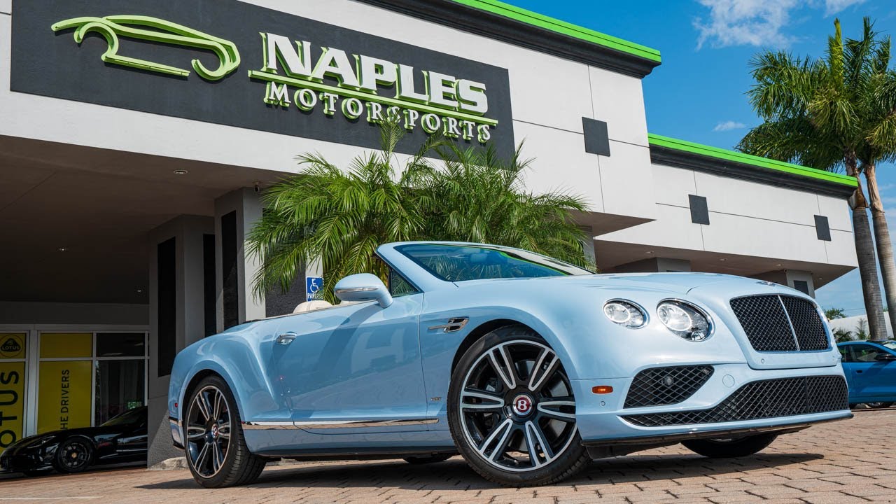 2017 Bentley Continental GT S in Jetstream Blue - YouTube