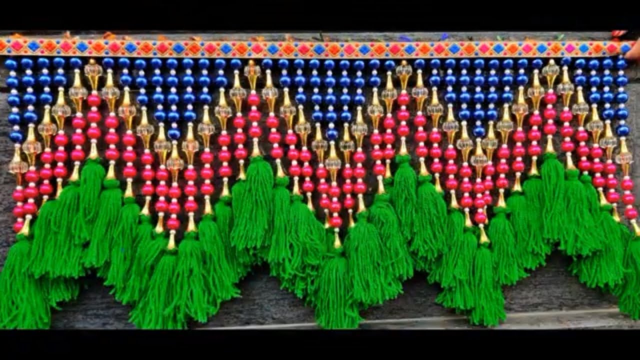 Design Door Toran || DIY Handmade Door Hanging Toran Idea || Toran ...