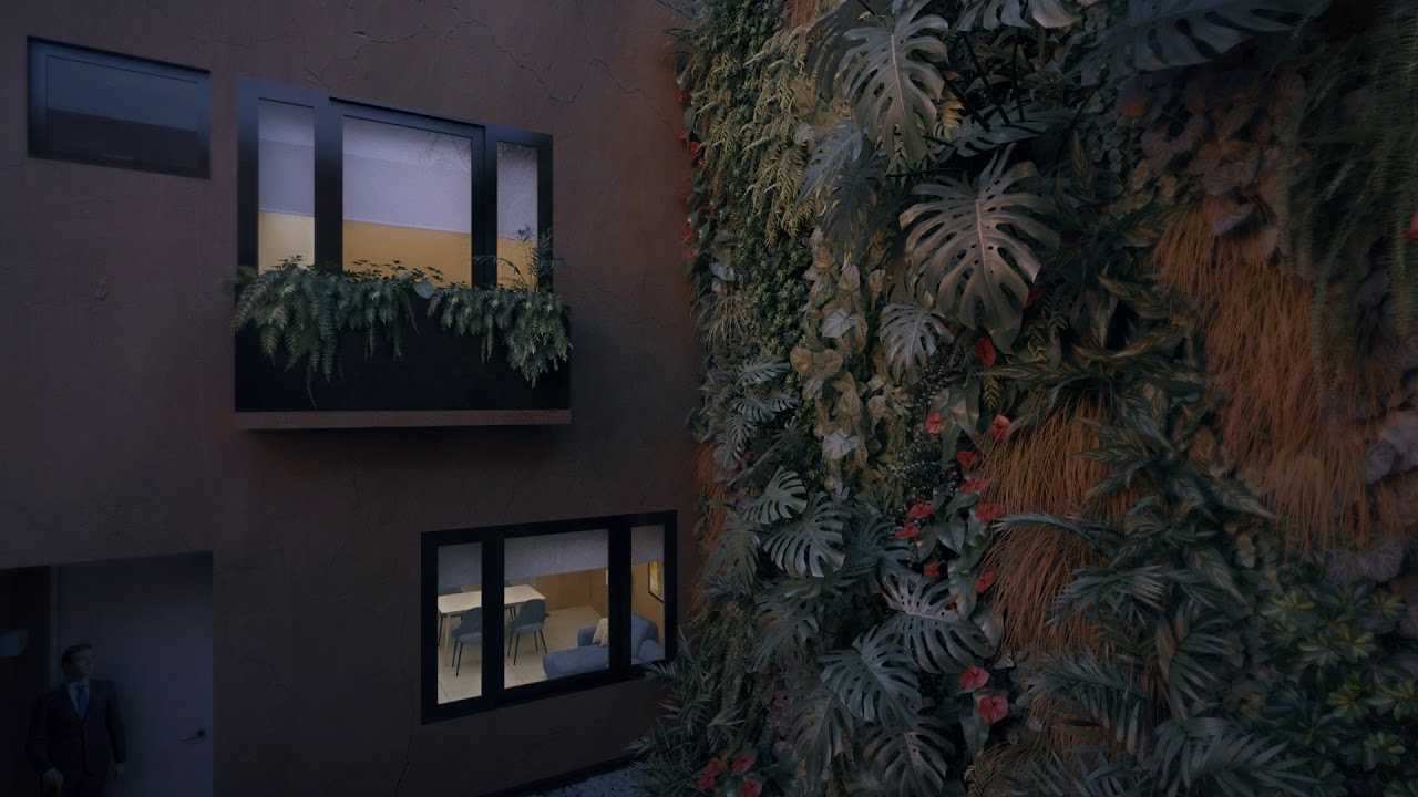 RECORRIDO VIRTUAL / VIRTUAL TOUR - GREEN WALL VERTICAL VIEW - YouTube
