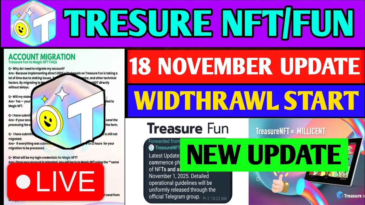 Treasure Fun Withdrawal Date 🤯 treasure fun withdrawal | treasure nft ...