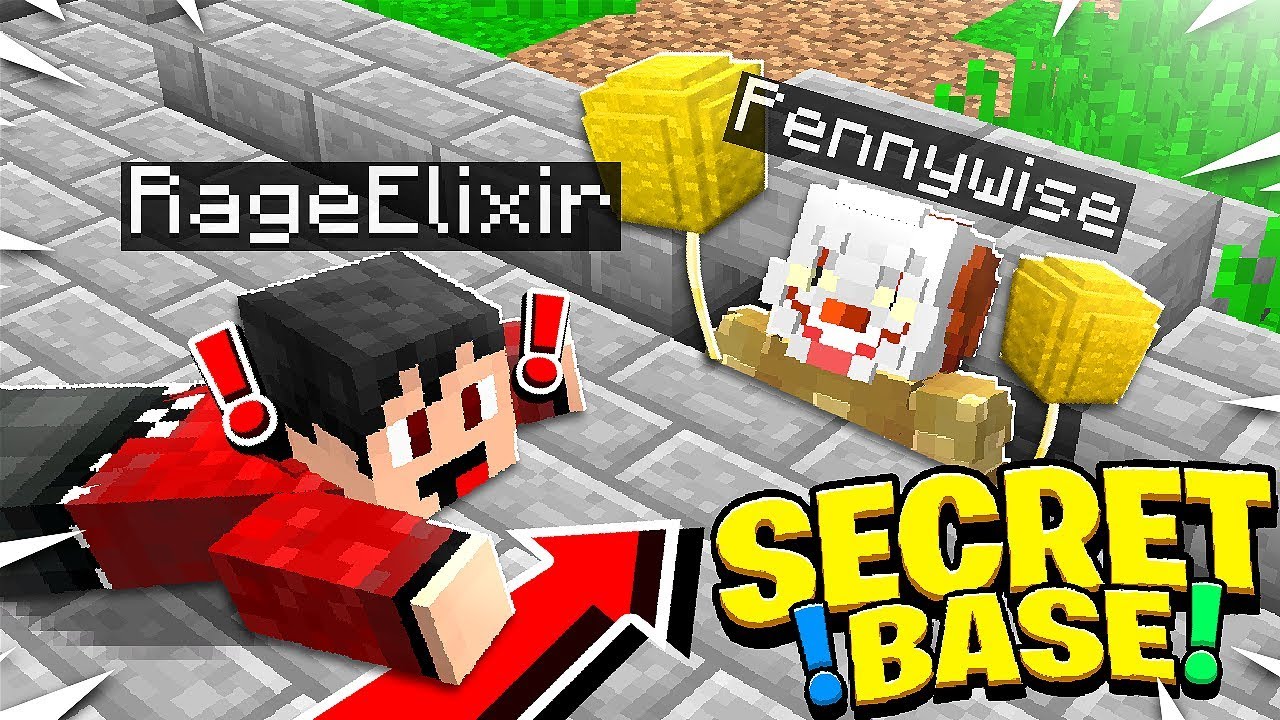 I Found PENNYWISE Secret Base in Minecraft Pocket Edition! - YouTube