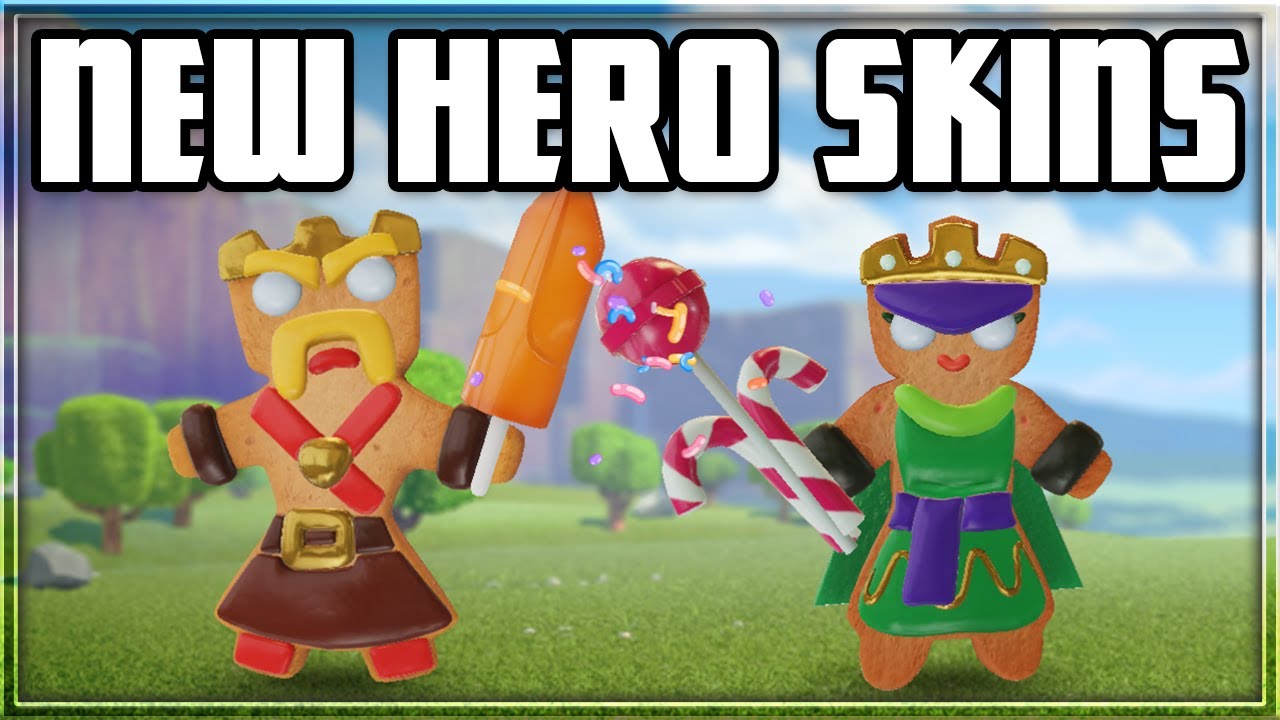 New GINGERBREAD Hero Skins are EPIC!!! (Clash of Clans) - YouTube