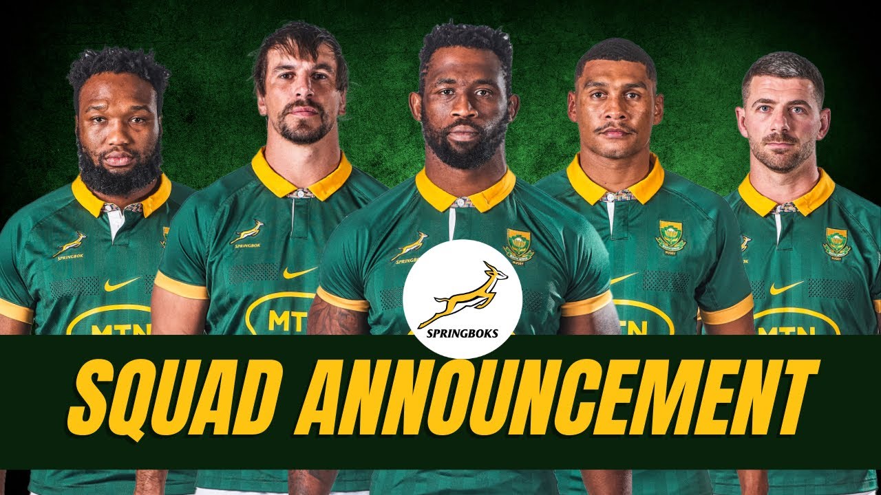 Springboks announce squad for Autumn Nations Series 2024! | Player ...